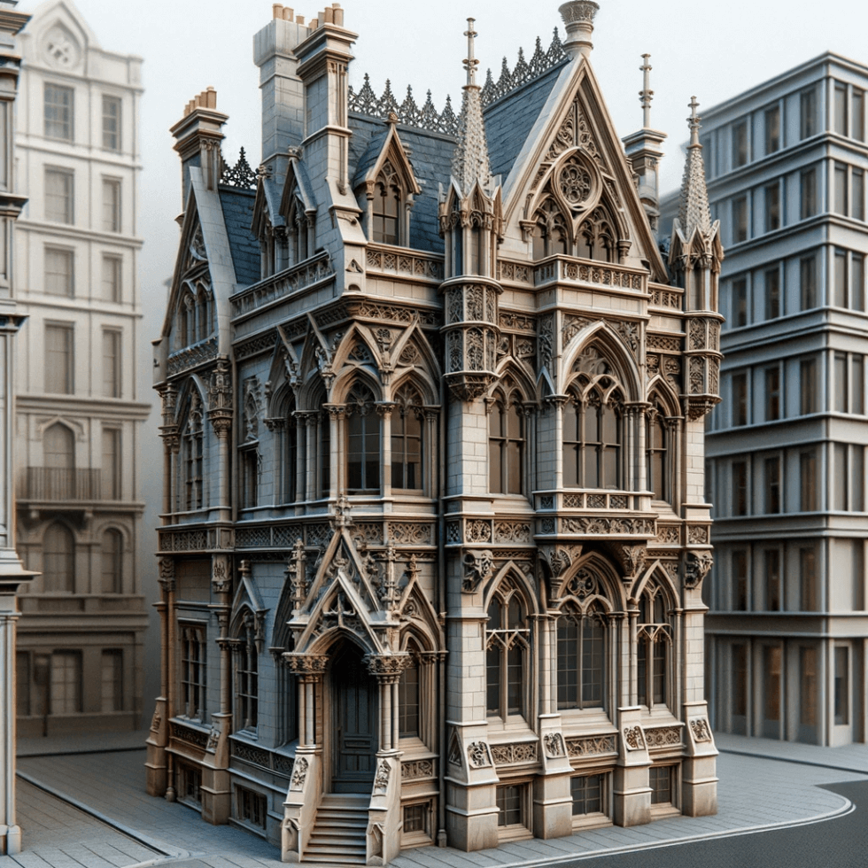 The Allure of Gothic Architecture: Unique House Plan Ideas - HomeDesignsAI