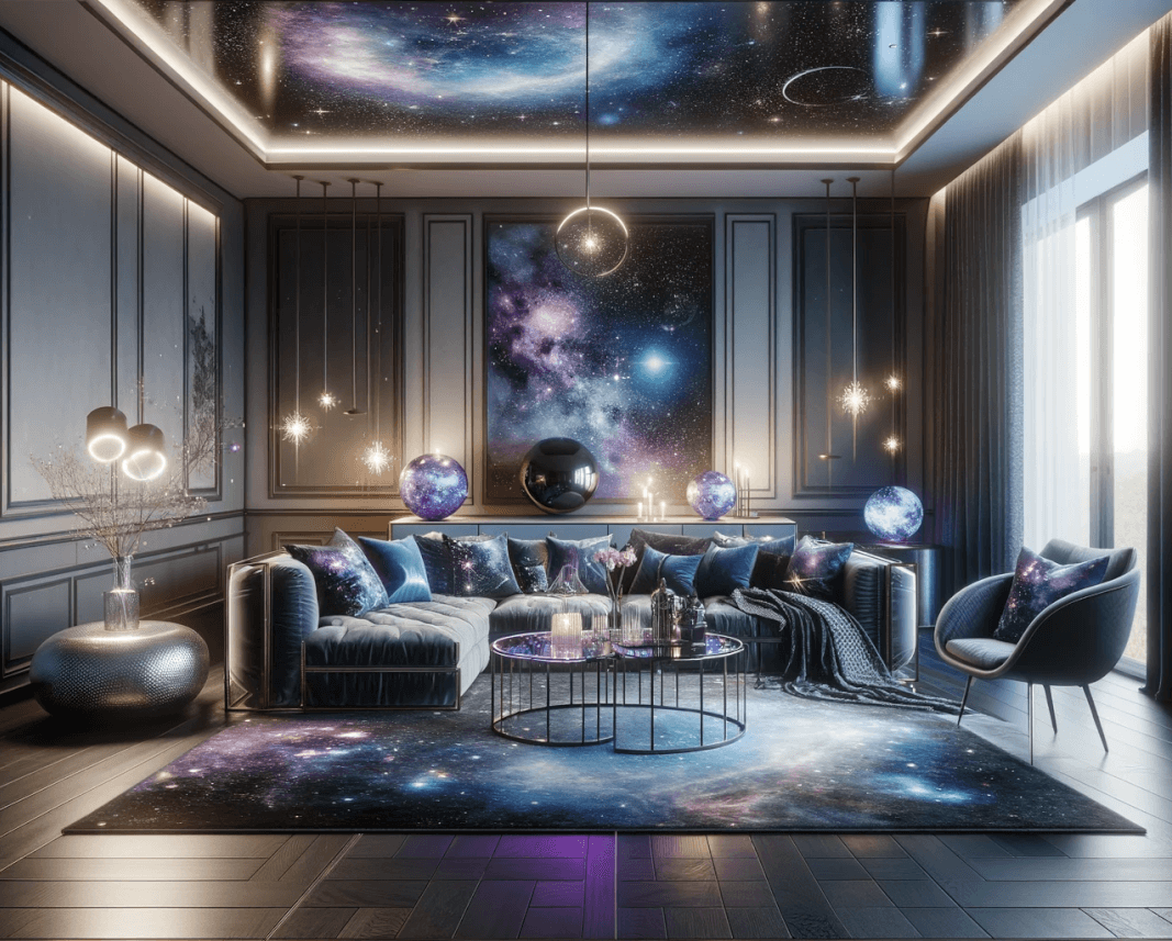 Stellar Style: Embracing Cosmic Chic in Home Decor - HomeDesignsAI