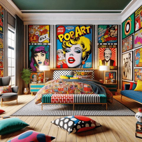 Art Meets Life: Embracing Pop Art in Modern Interior Design - HomeDesignsAI