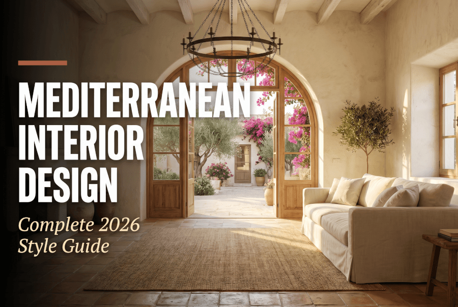 Mediterranean Interior Design Guide: Colors, Decor (2026)
